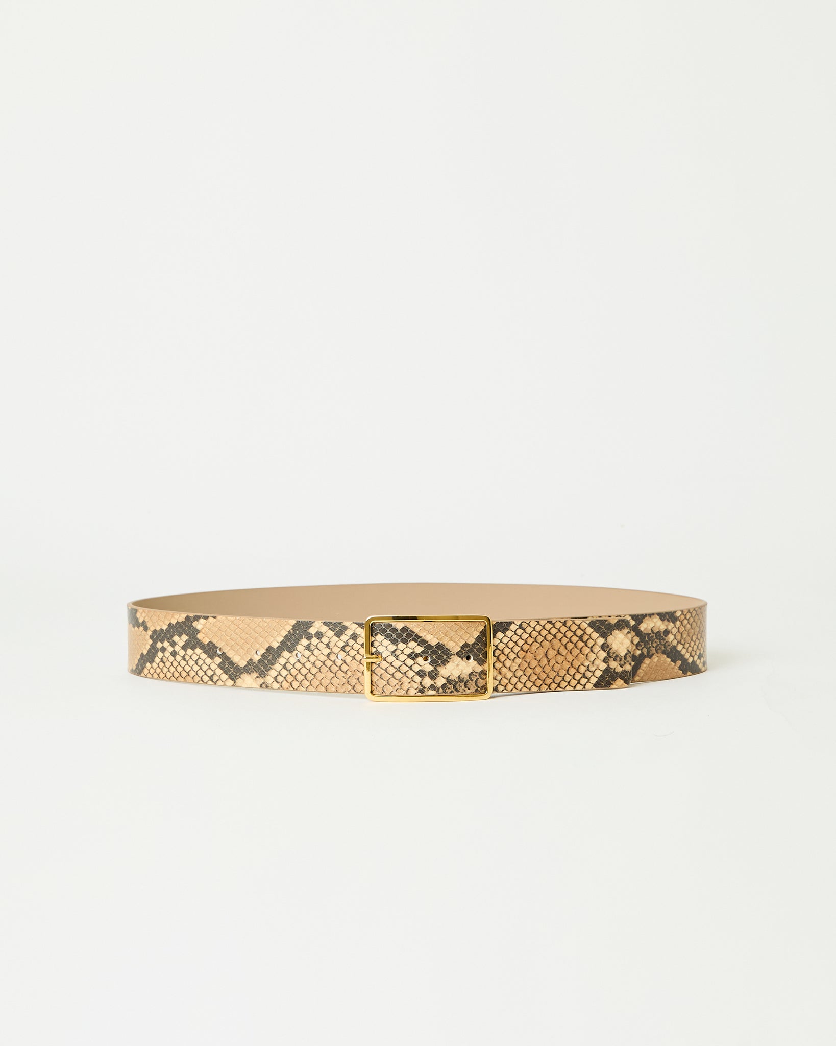 MILLA PYTHON LEATHER BELT | B-low The Belt