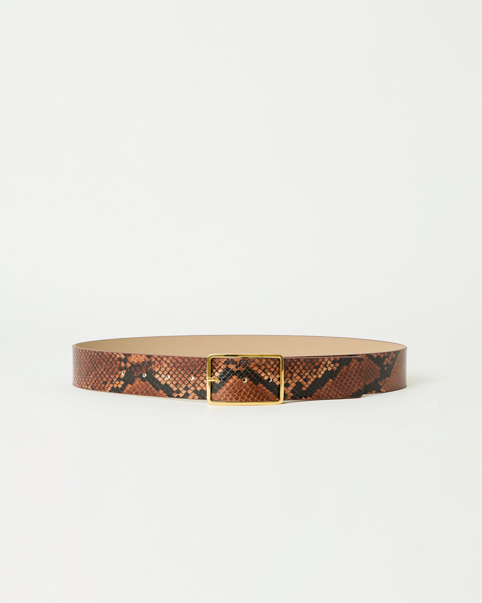 MILLA PYTHON LEATHER BELT | B-low The Belt